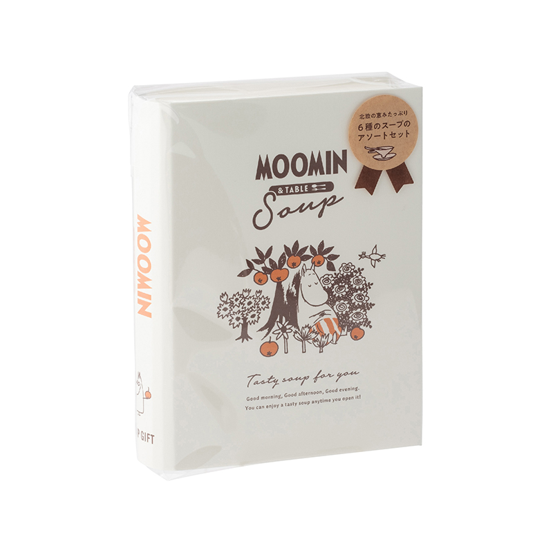 ムーミン ＆ テーブル 6種類のスープ ギフトボックス | MOOMIN & TABLE（ムーミン アンド テーブル）のプレゼント・ギフト通販 | TANP（タンプ）